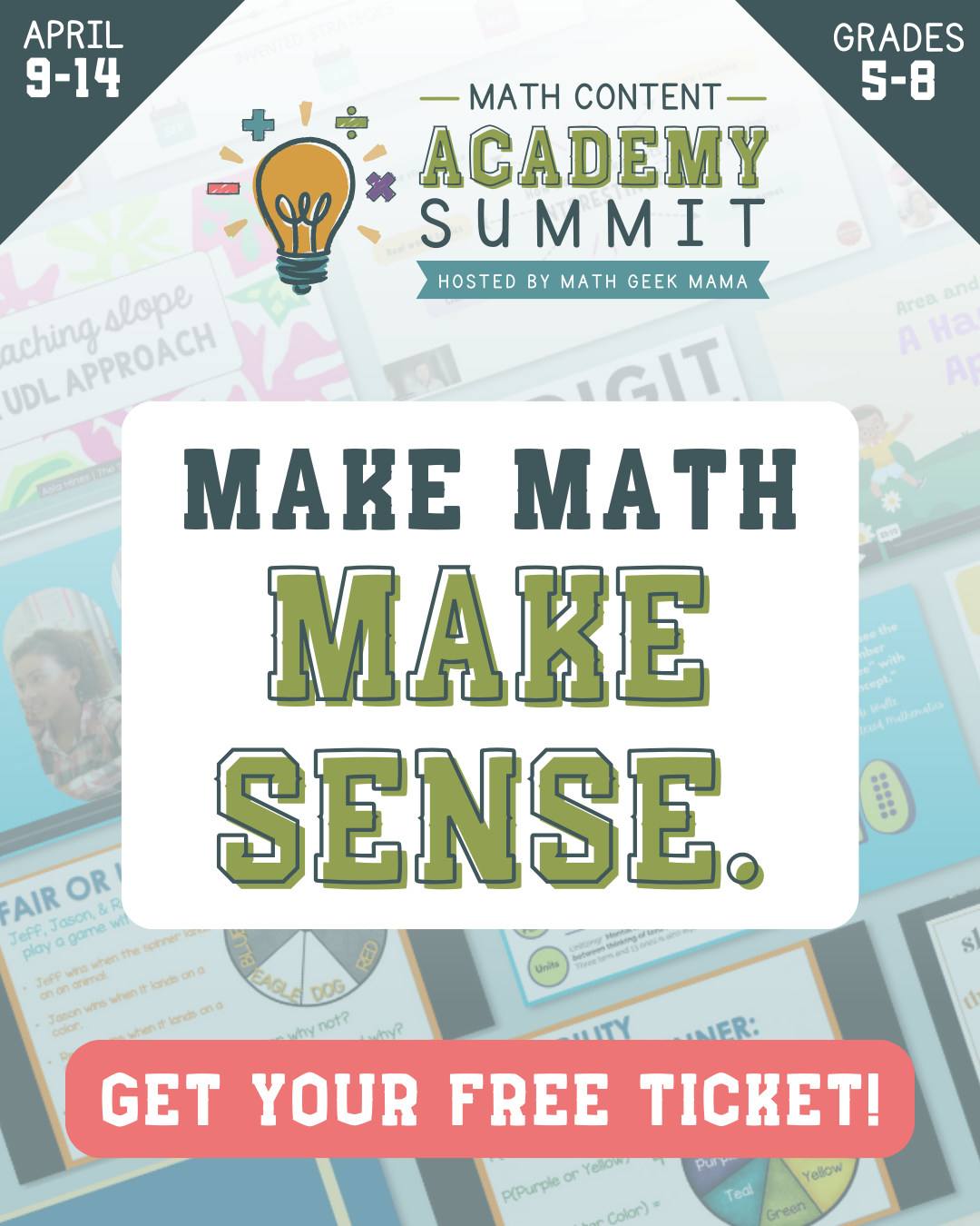 Free online Math PD: Join the Math Content Academy summit 2025! - The ...